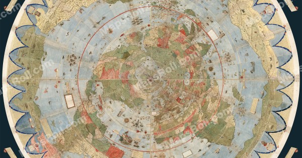 World Map 1587 urbano monte