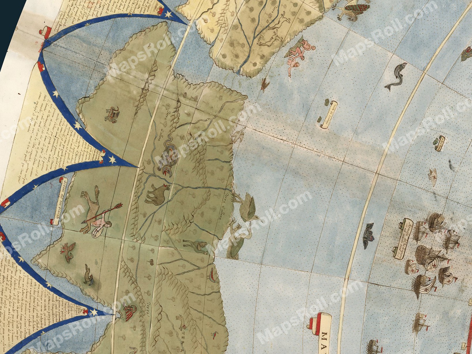 World Map 1587 urbano monte