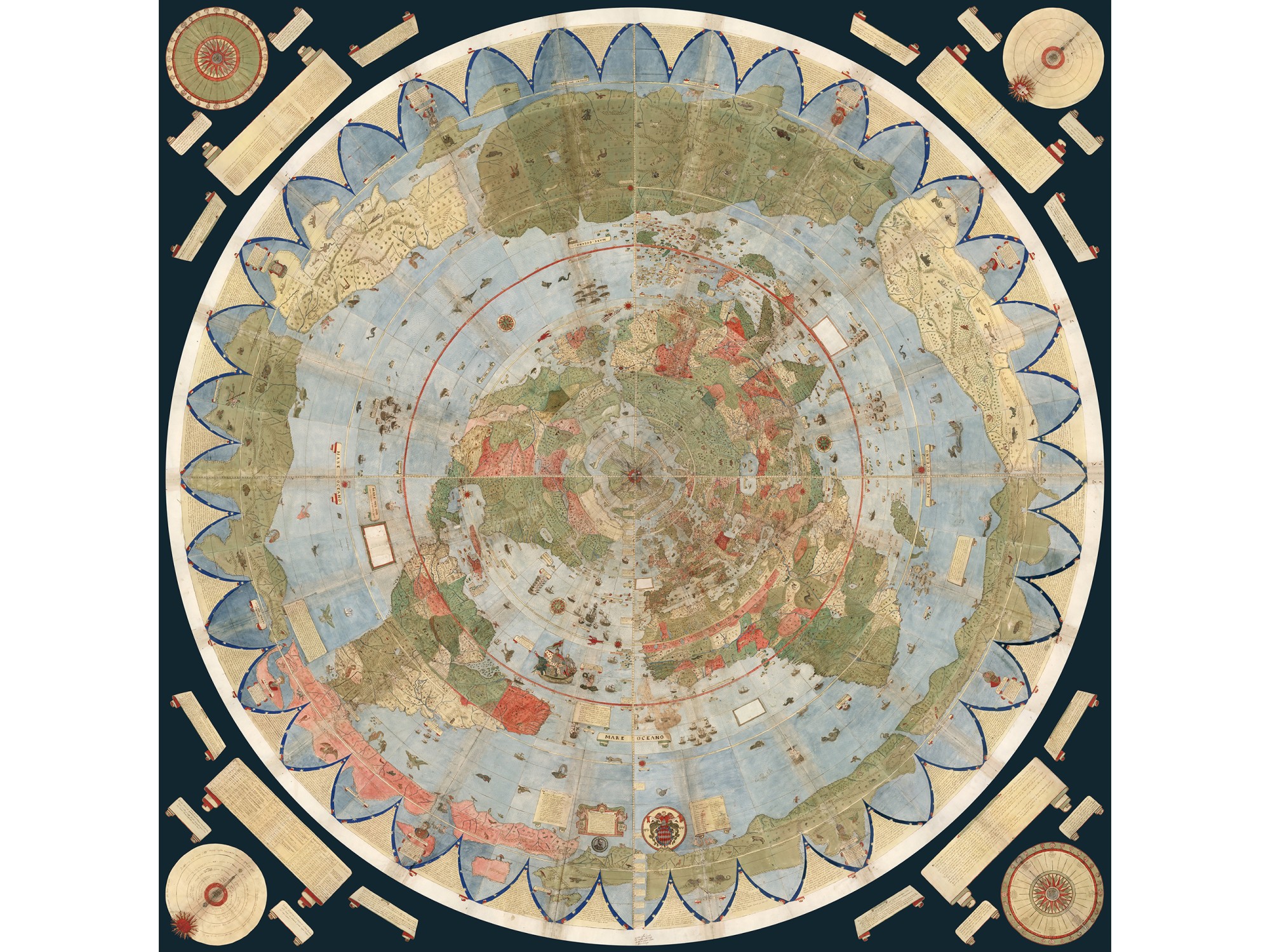 World Map 1587 urbano monte