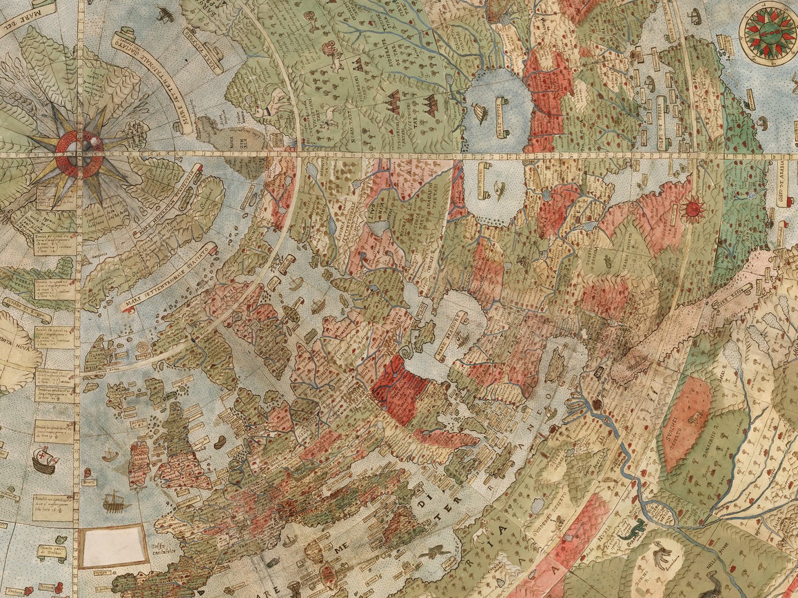 World Map 1587 urbano monte