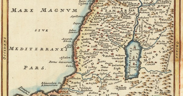 Palestine 1780 Christoph Cellarius