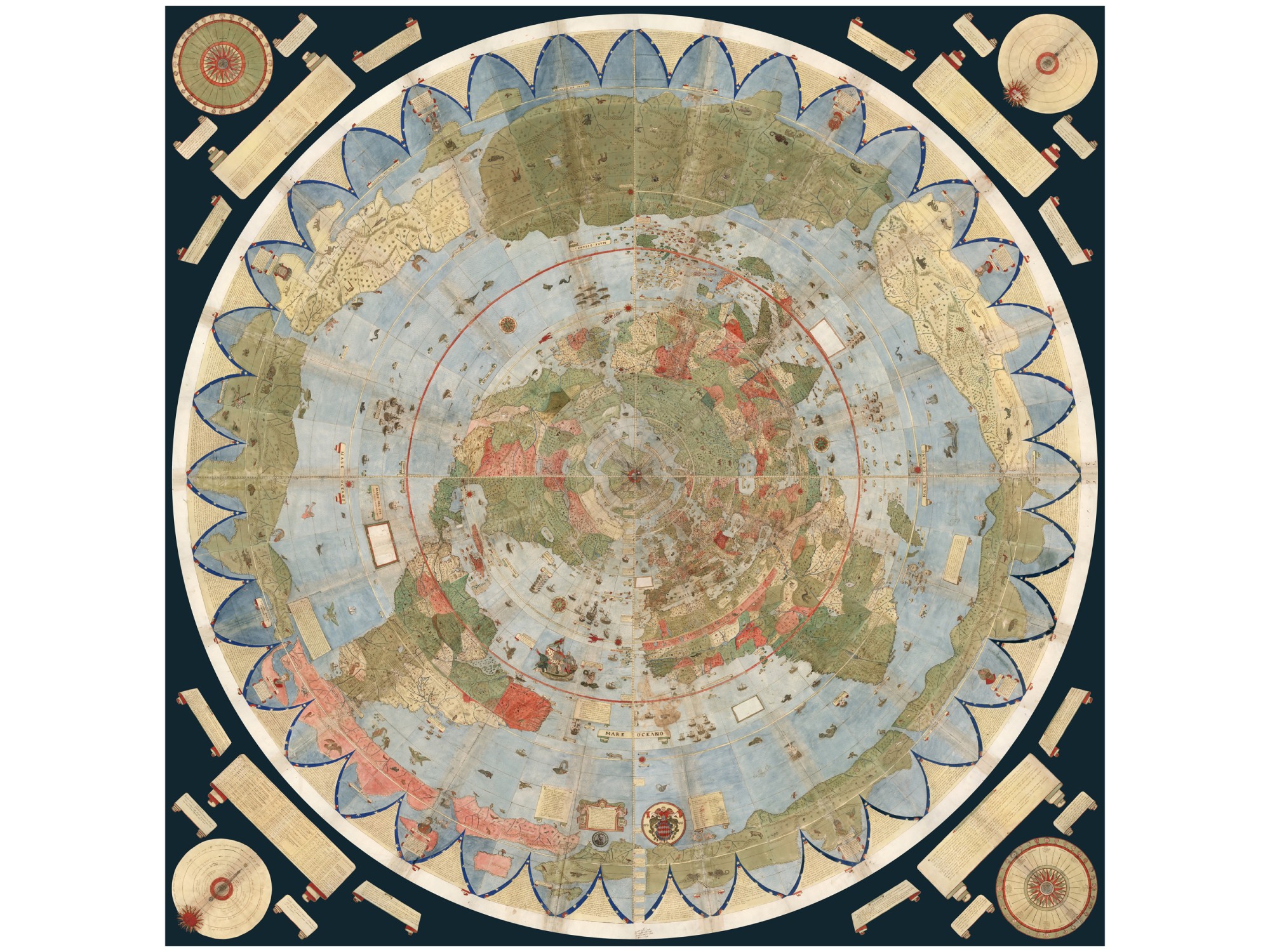 World Map 1587 urbano monte